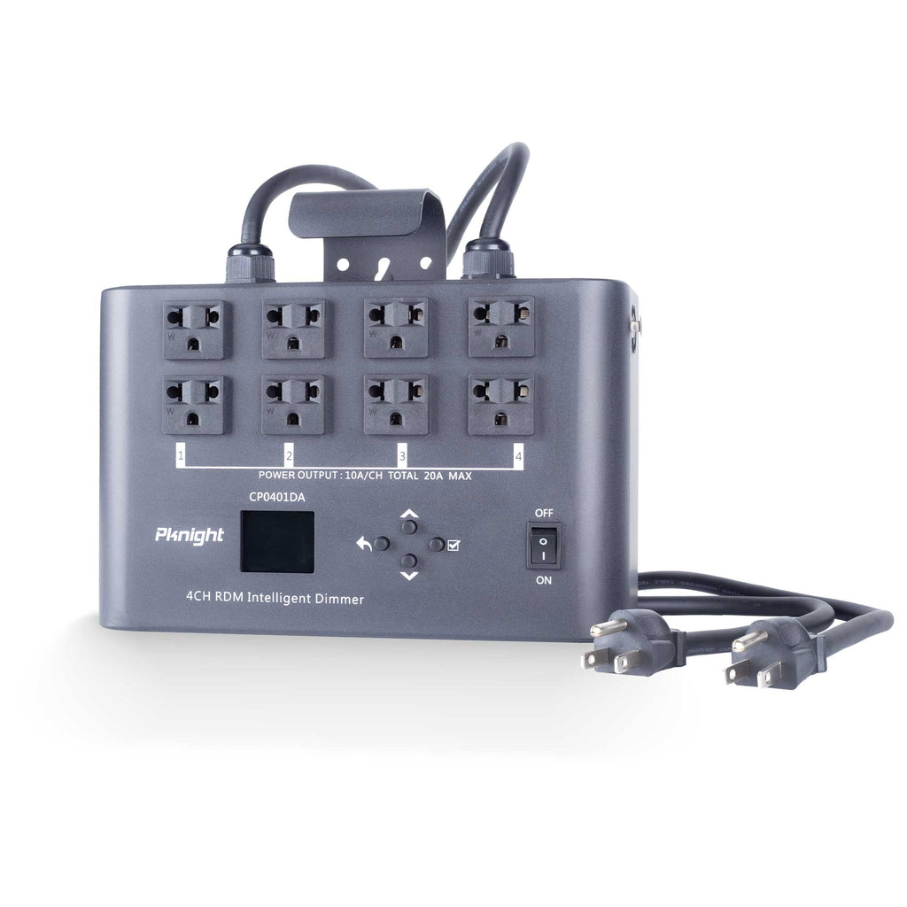 Pknight 4-channel RDM/DMX Dimmer/Switch/relay pack US Version| Lightin