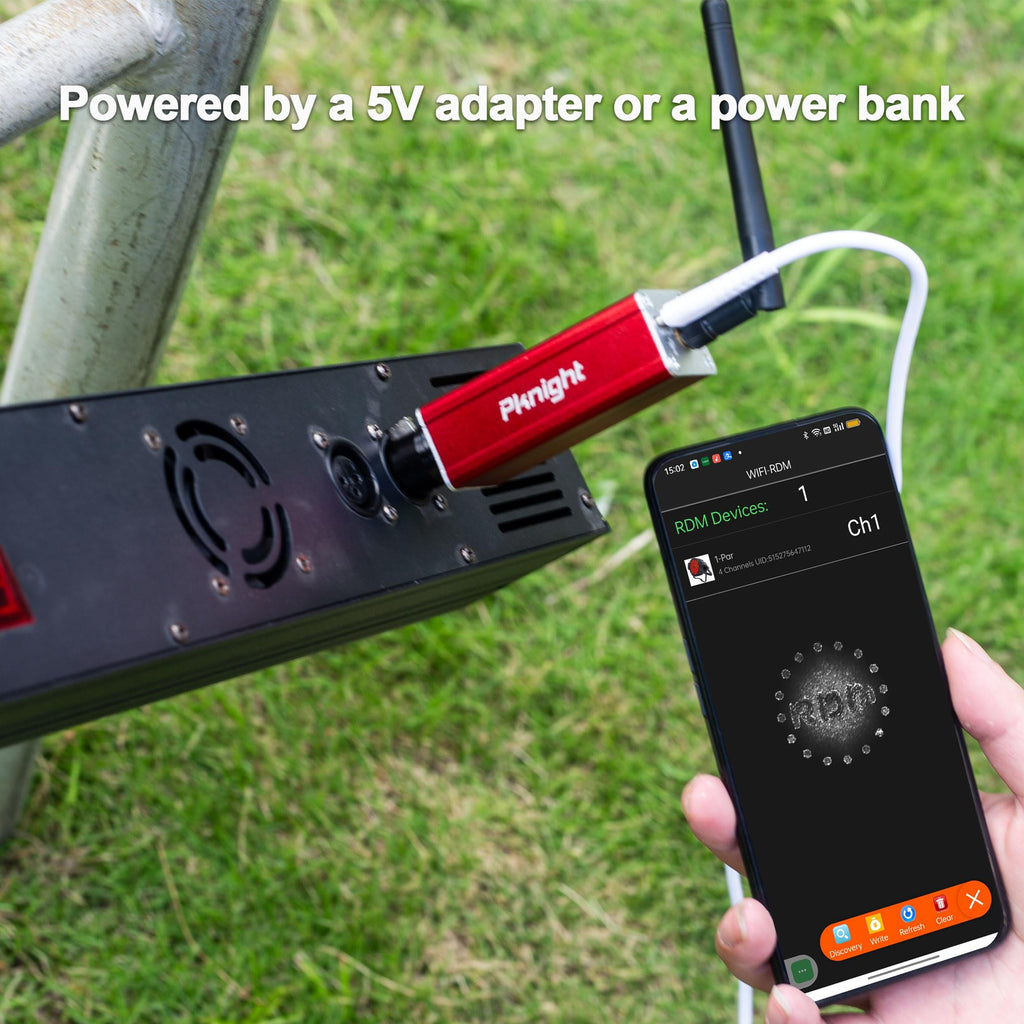 Pknight RDM ArtNet DMX 512 Lighting Controller Interface, Compact One