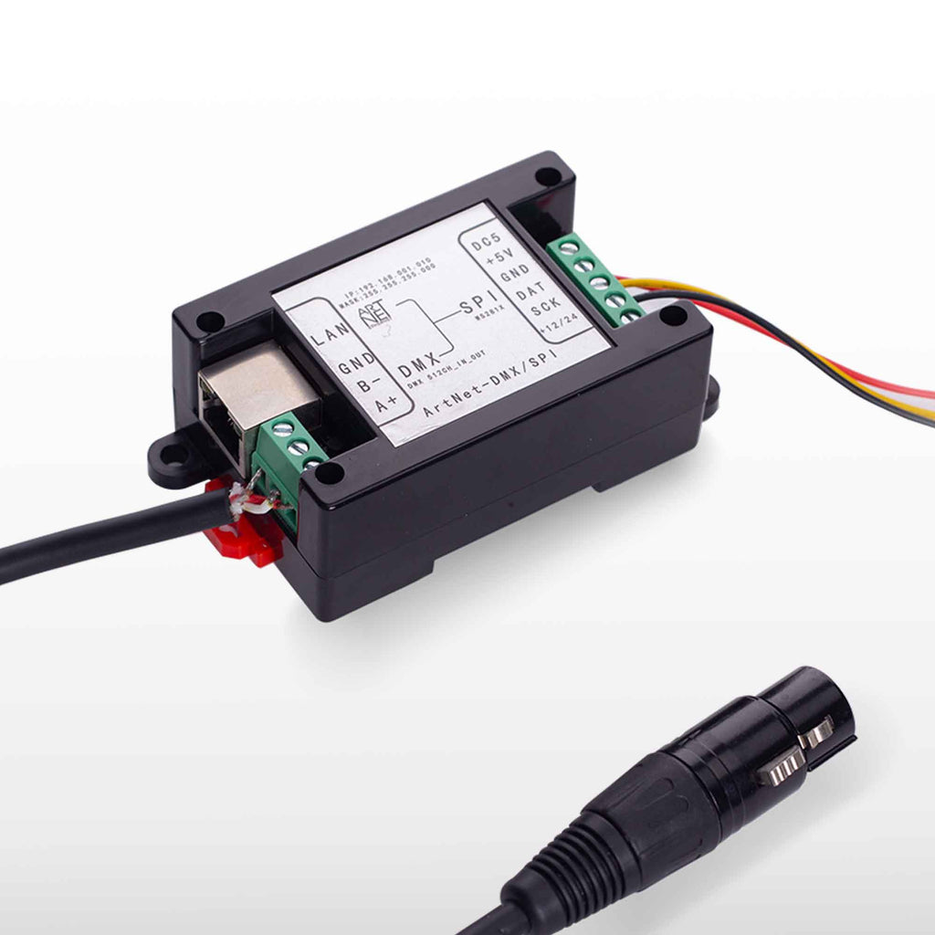 Ethernet to DMX & SPI Controller: Versatile Converter for Dynamic LED ...
